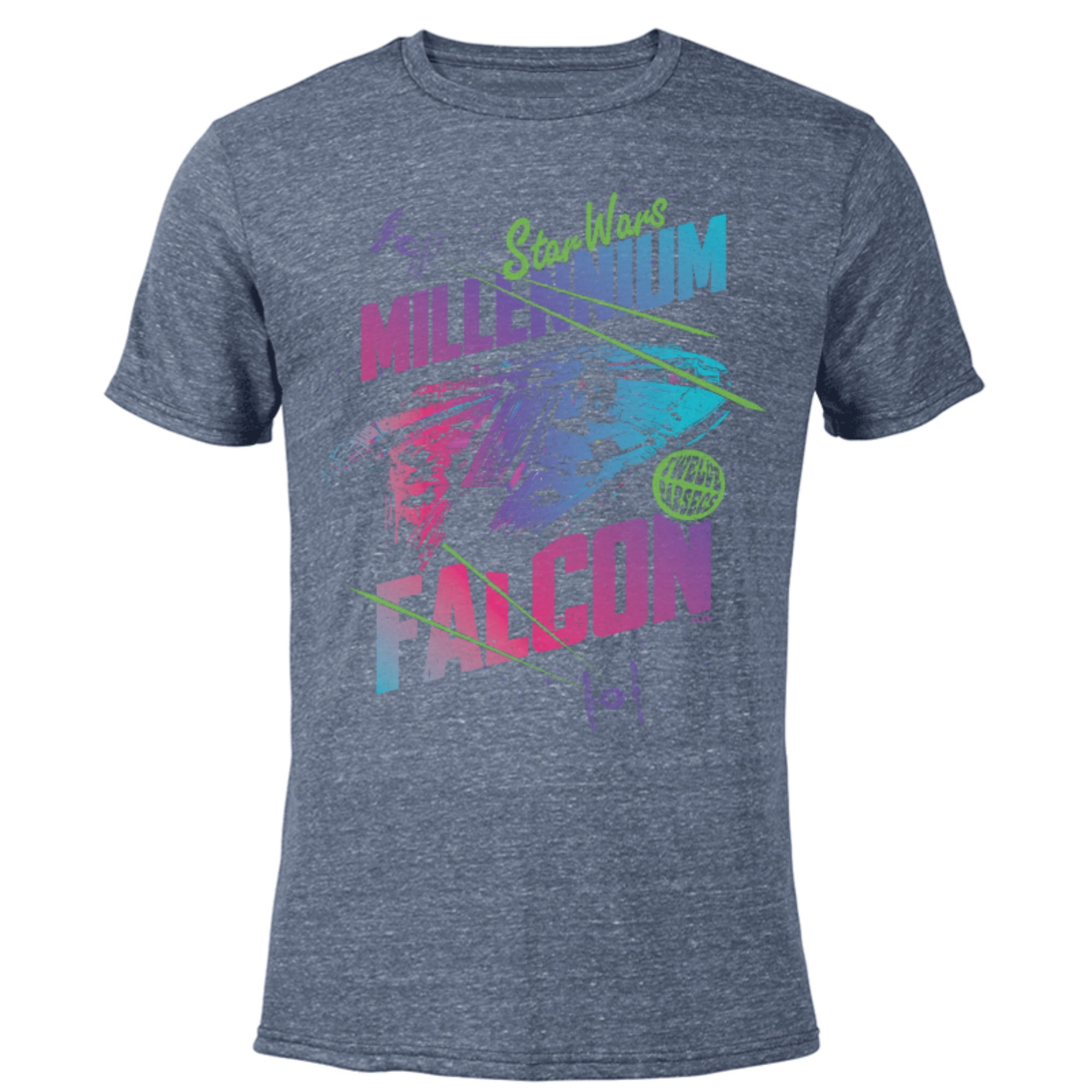 Star Wars Millennium Falcon Neon - Short Sleeve Blended T-Shirt for ...