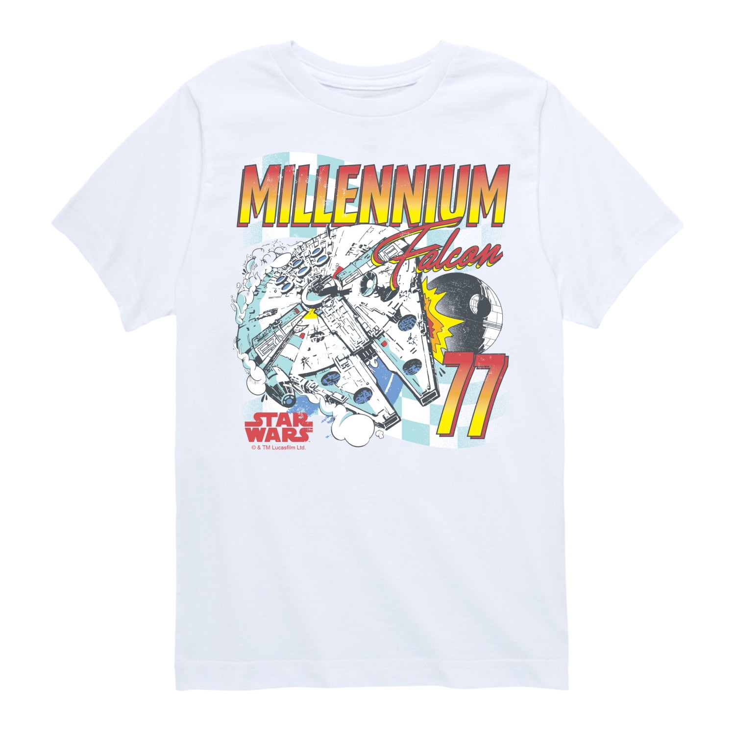 Star Wars - Millennium Falcon Racing - Toddler And Youth Short Sleeve ...
