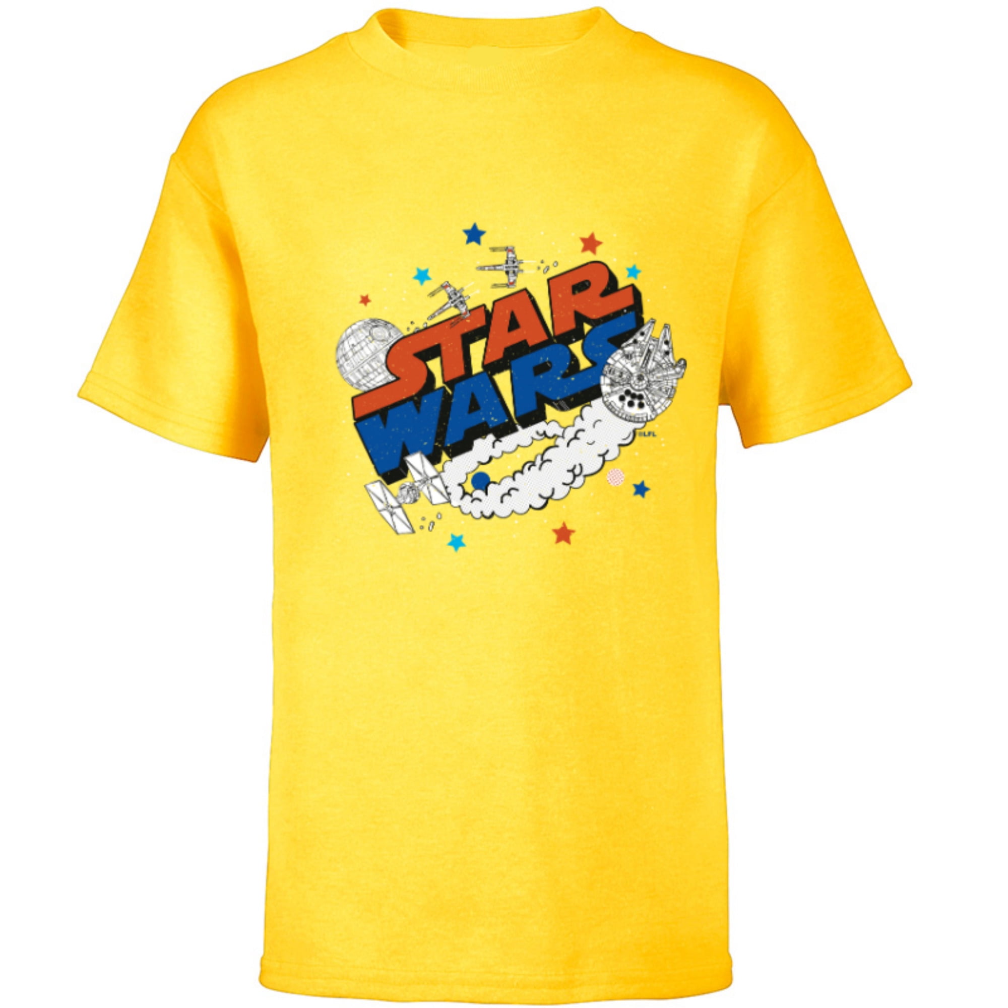 Star Wars Millennium Falcon X-Wing and Death Star Americana - Short ...