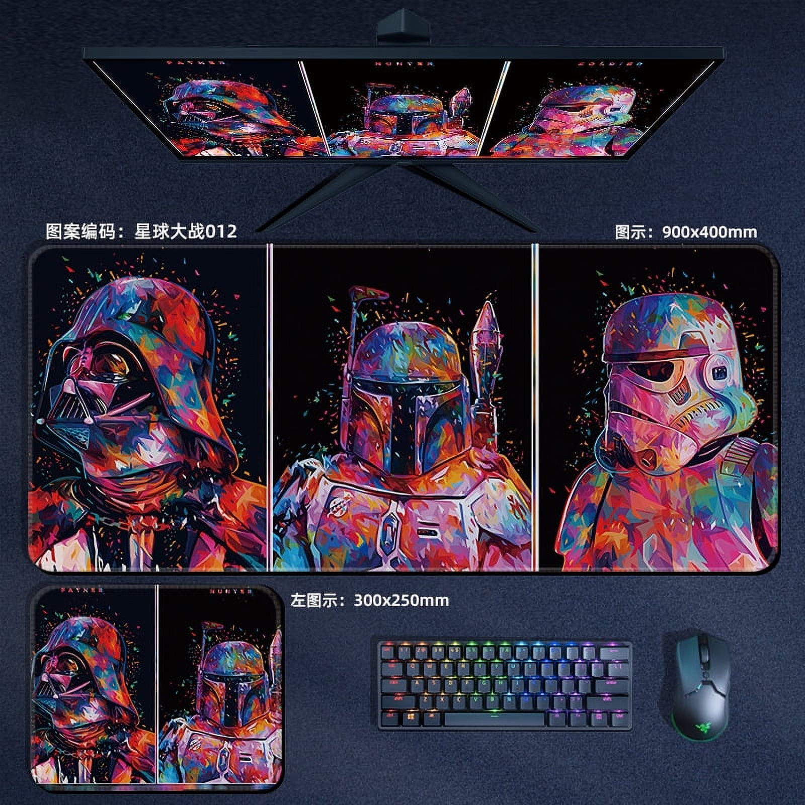 Star Wars Mouse Pad Large Star Wars Skywalker Rise Office Gaming ...