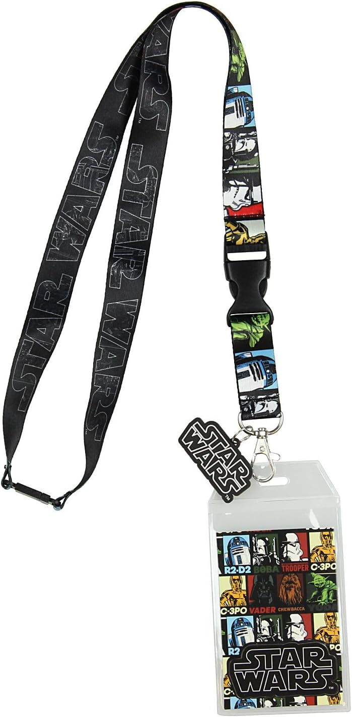 Star Wars Movie Multi Character Lanyard Fan Accessory - Walmart.com