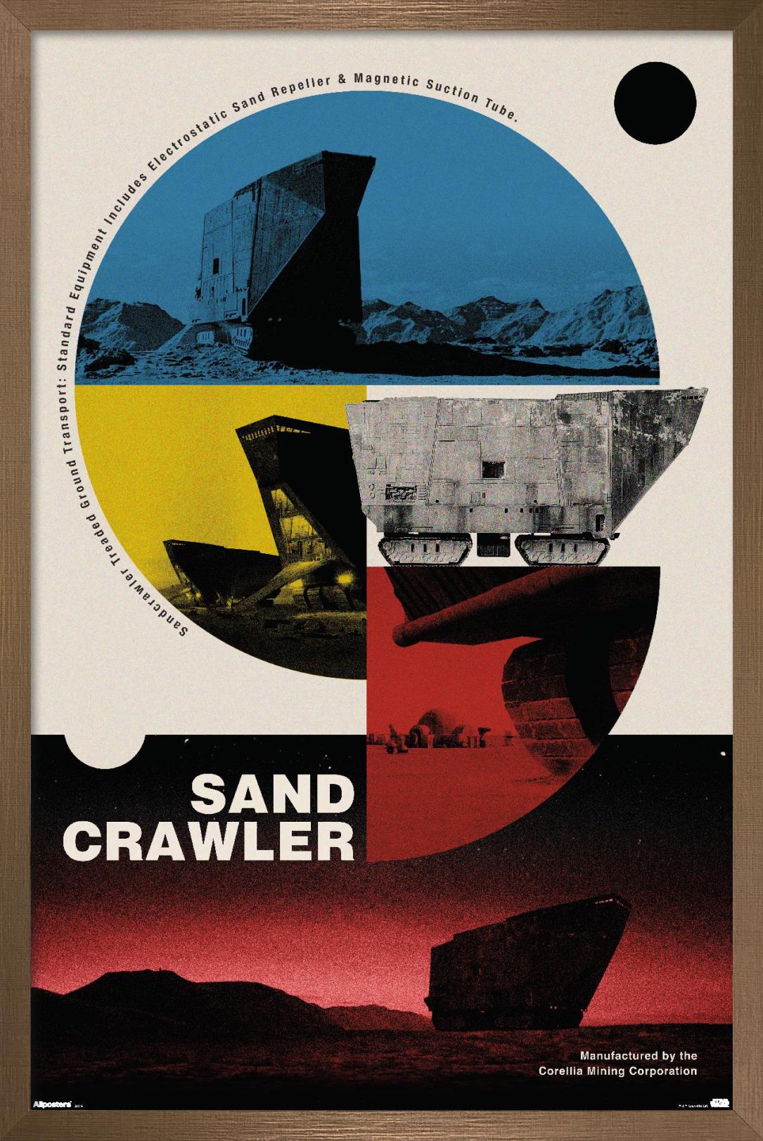 Star Wars: Moving At Lightspeed - Sandcrawler Wall Poster, 22.375" x 34 ...