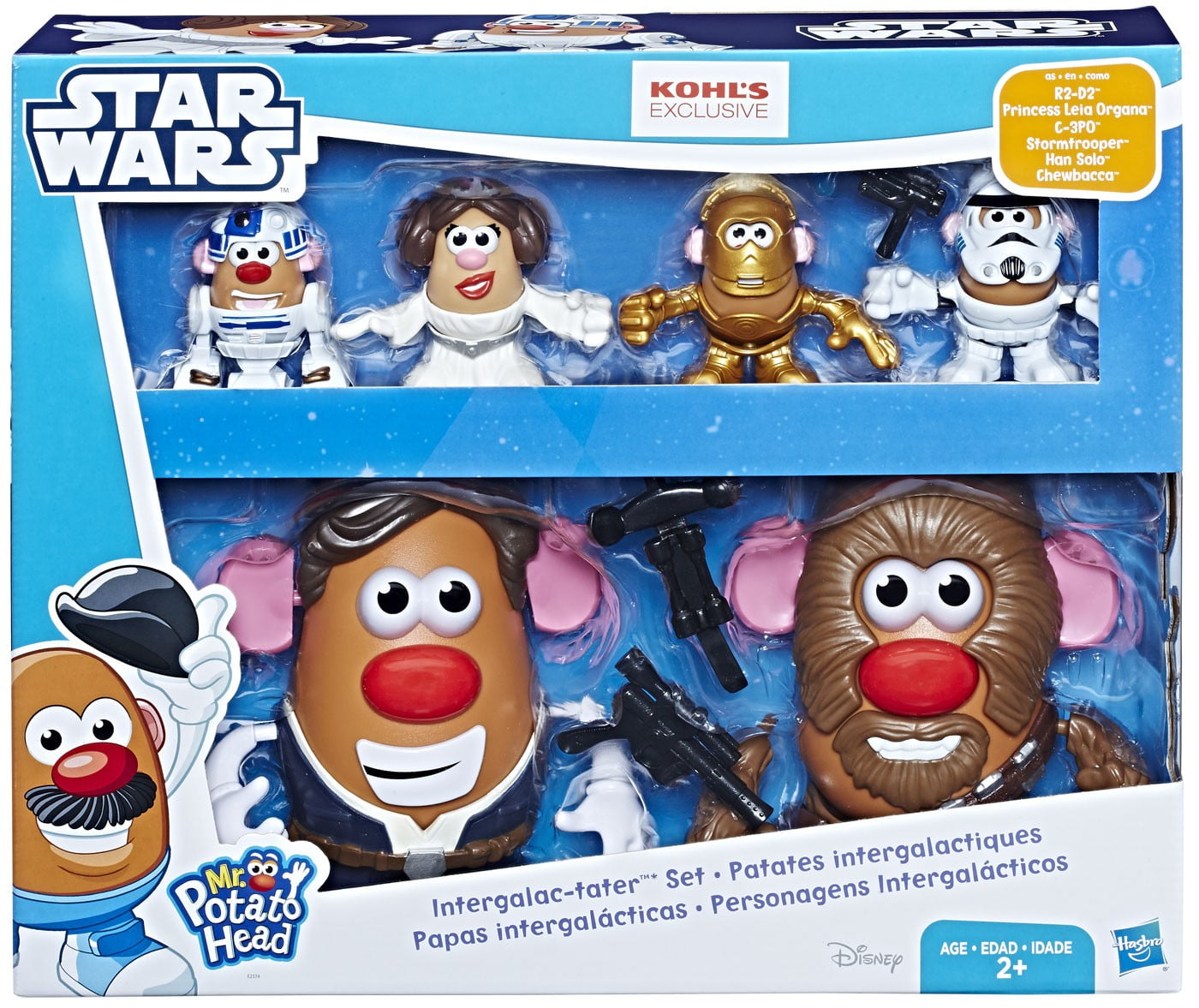 Star Wars Mr. Potato Head Intergalac-tater Set Figure 6-Pack - Walmart.com
