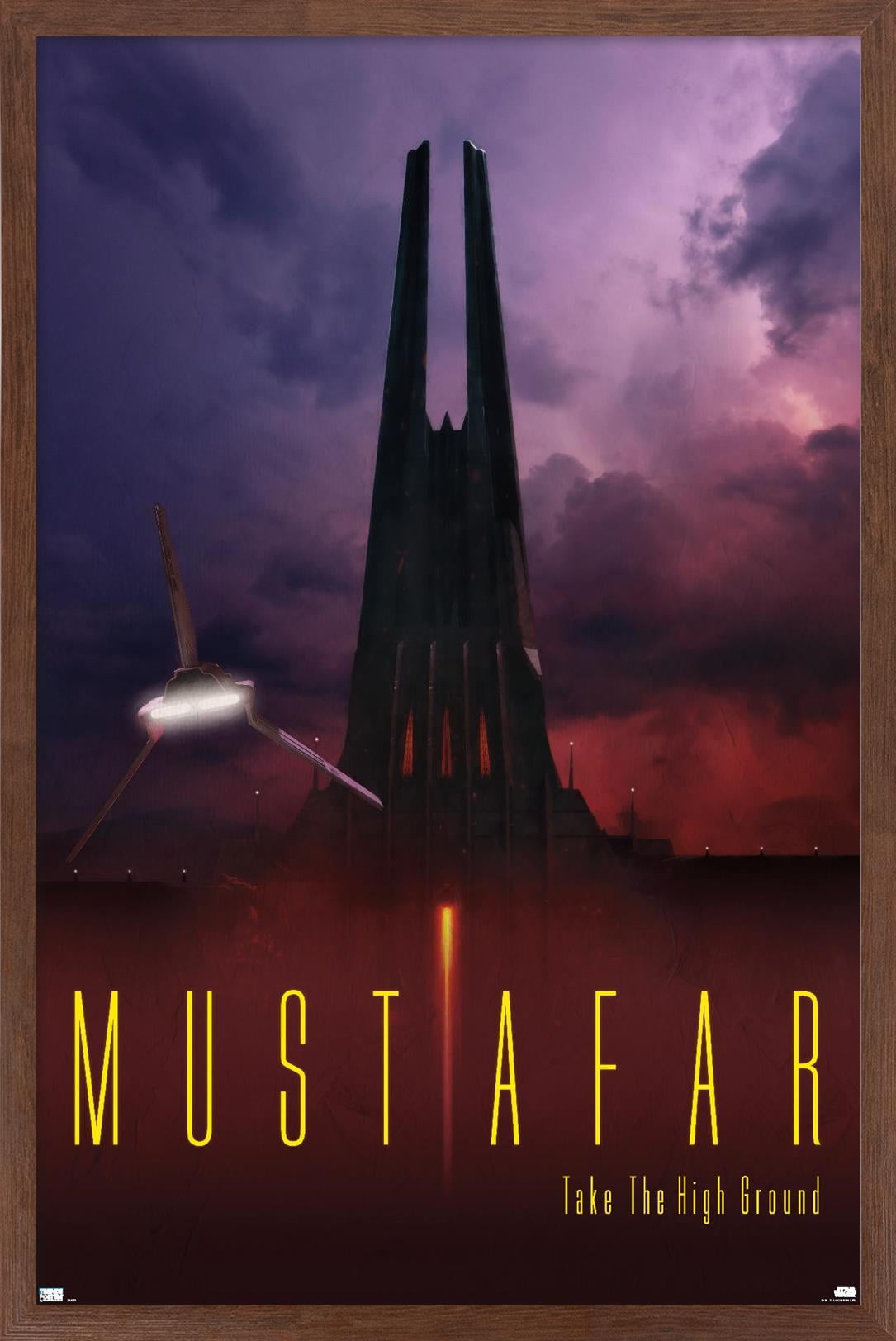 Star Wars: Mustafar - Visit Mustafar by Russell Walks 23 Wall Poster ...