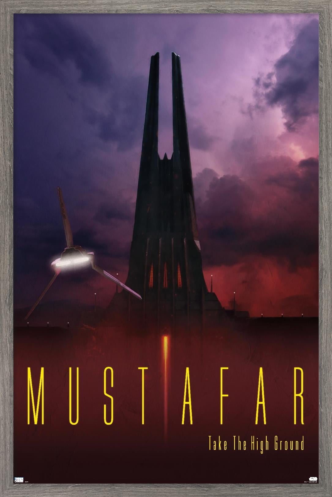 Star Wars: Mustafar - Visit Mustafar by Russell Walks 23 Wall Poster ...