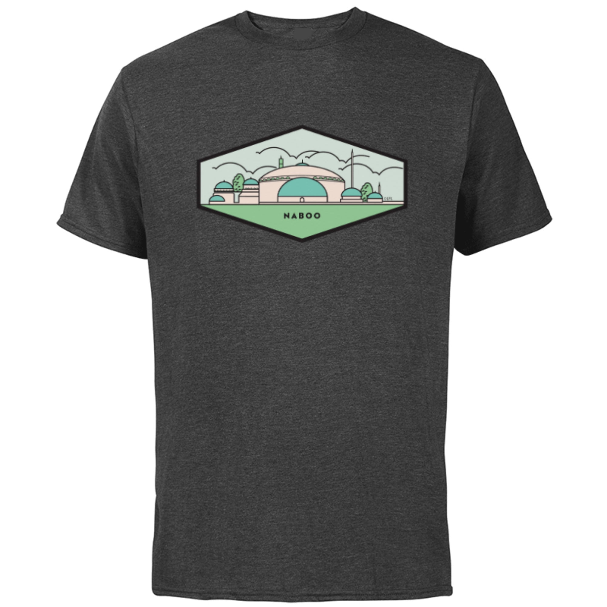 Star Wars Naboo City - Short Sleeve Cotton T-Shirt for Adults ...