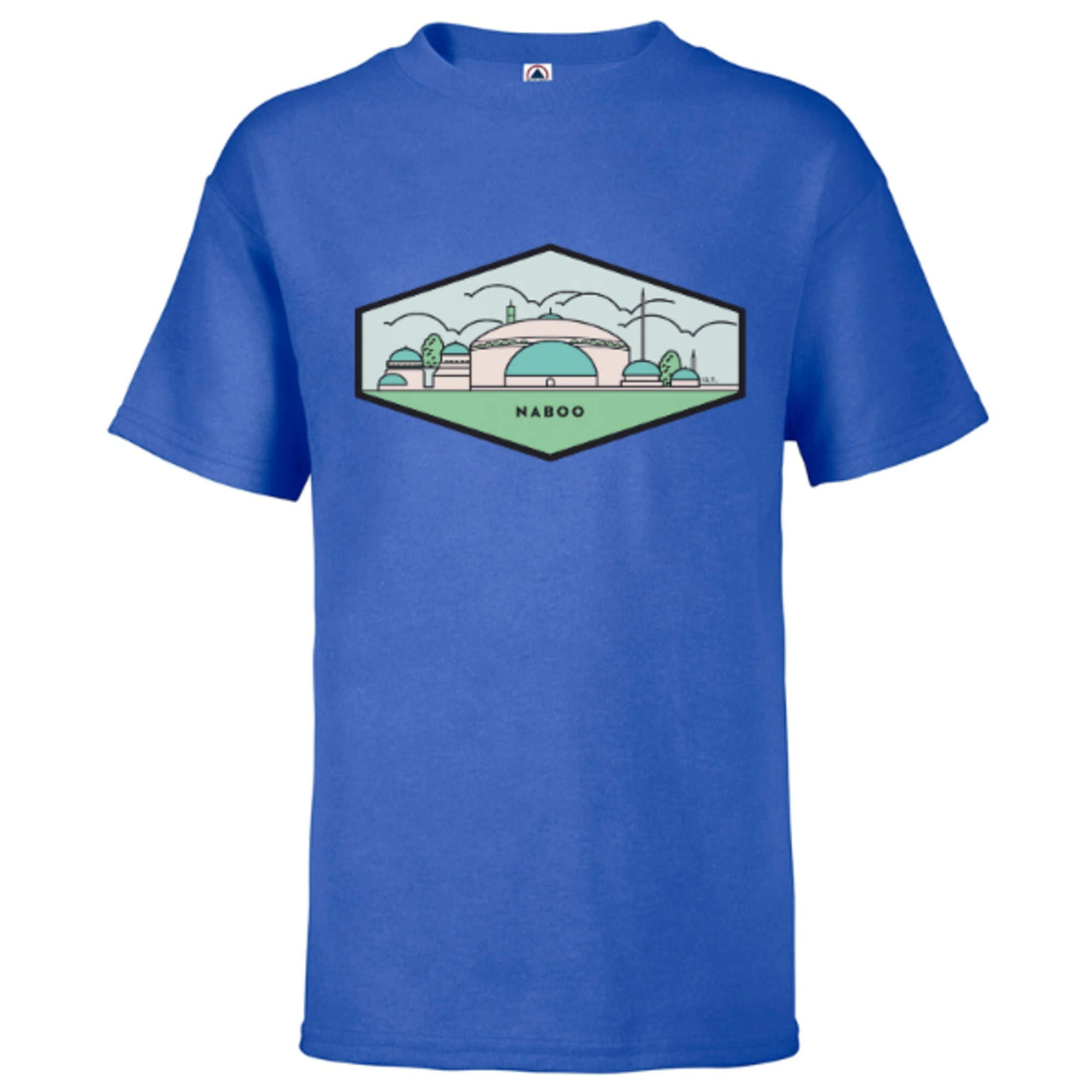 Star Wars Naboo City - Short Sleeve T-Shirt for Kids - Customized-Royal ...