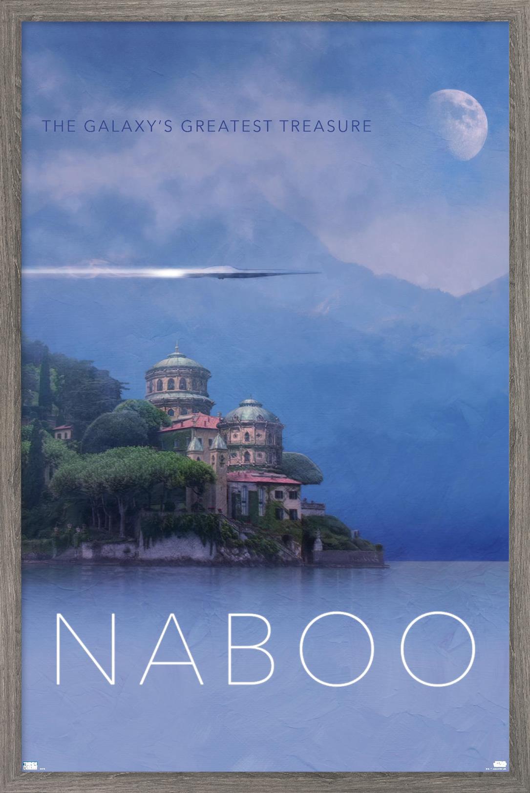 Star Wars: Naboo - Visit Naboo by Russell Walks 23 Wall Poster, 14.725 ...
