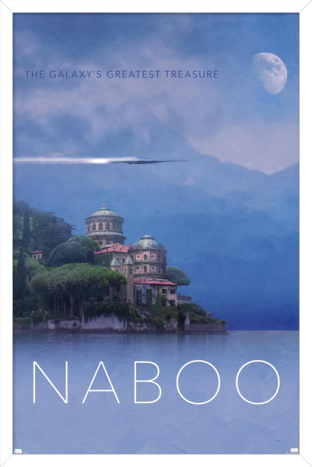 Star Wars: Naboo - Visit Naboo by Russell Walks 23 Wall Poster, 14.725 ...