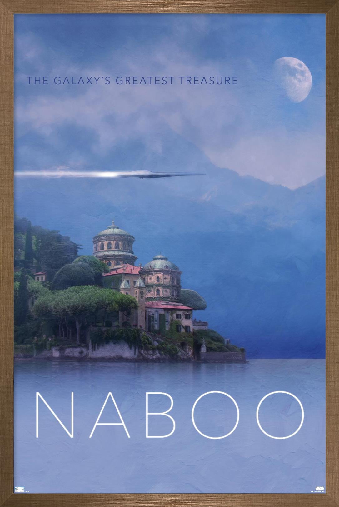 Star Wars: Naboo - Visit Naboo by Russell Walks 23 Wall Poster, 22.375 ...