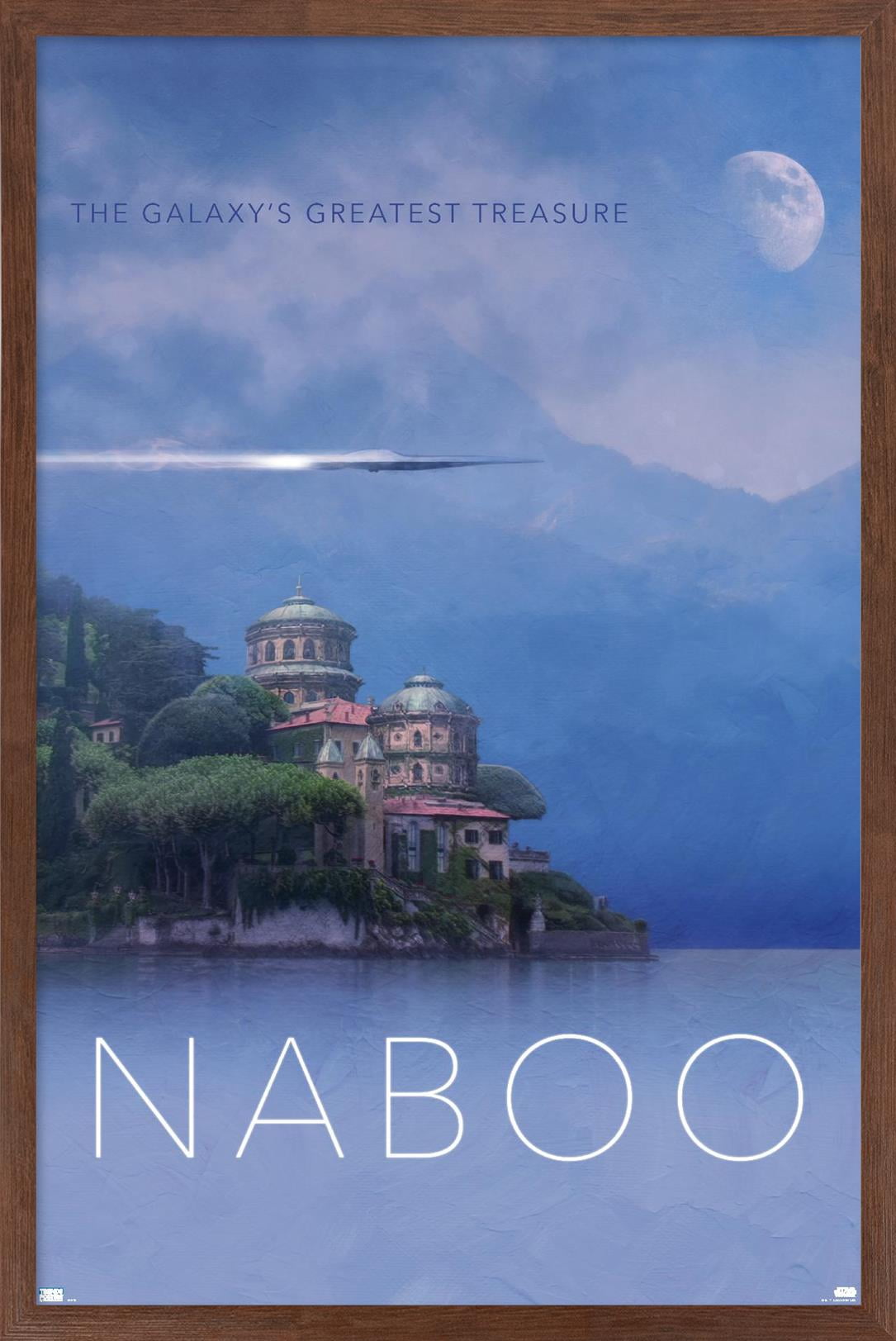 Star Wars: Naboo - Visit Naboo by Russell Walks 23 Wall Poster, 22.375 ...