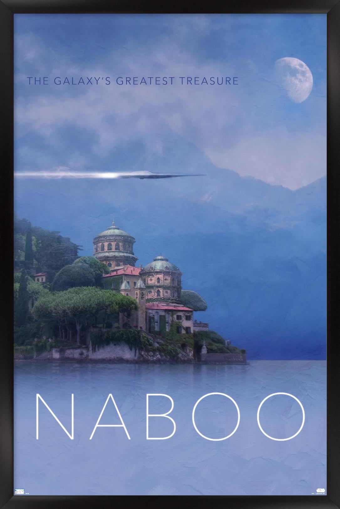 Star Wars: Naboo - Visit Naboo by Russell Walks 23 Wall Poster, 22.375 ...