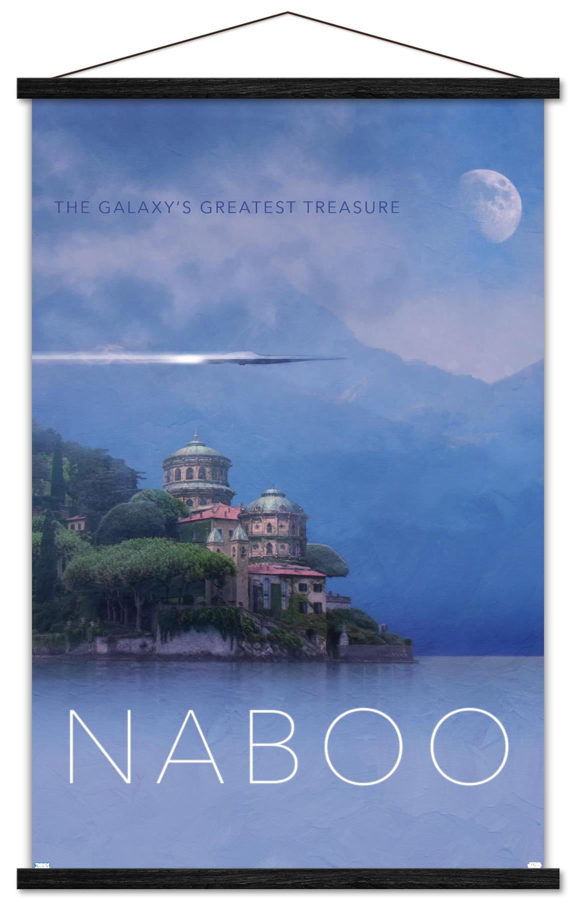 Star Wars: Naboo - Visit Naboo by Russell Walks 23 Wall Poster with ...