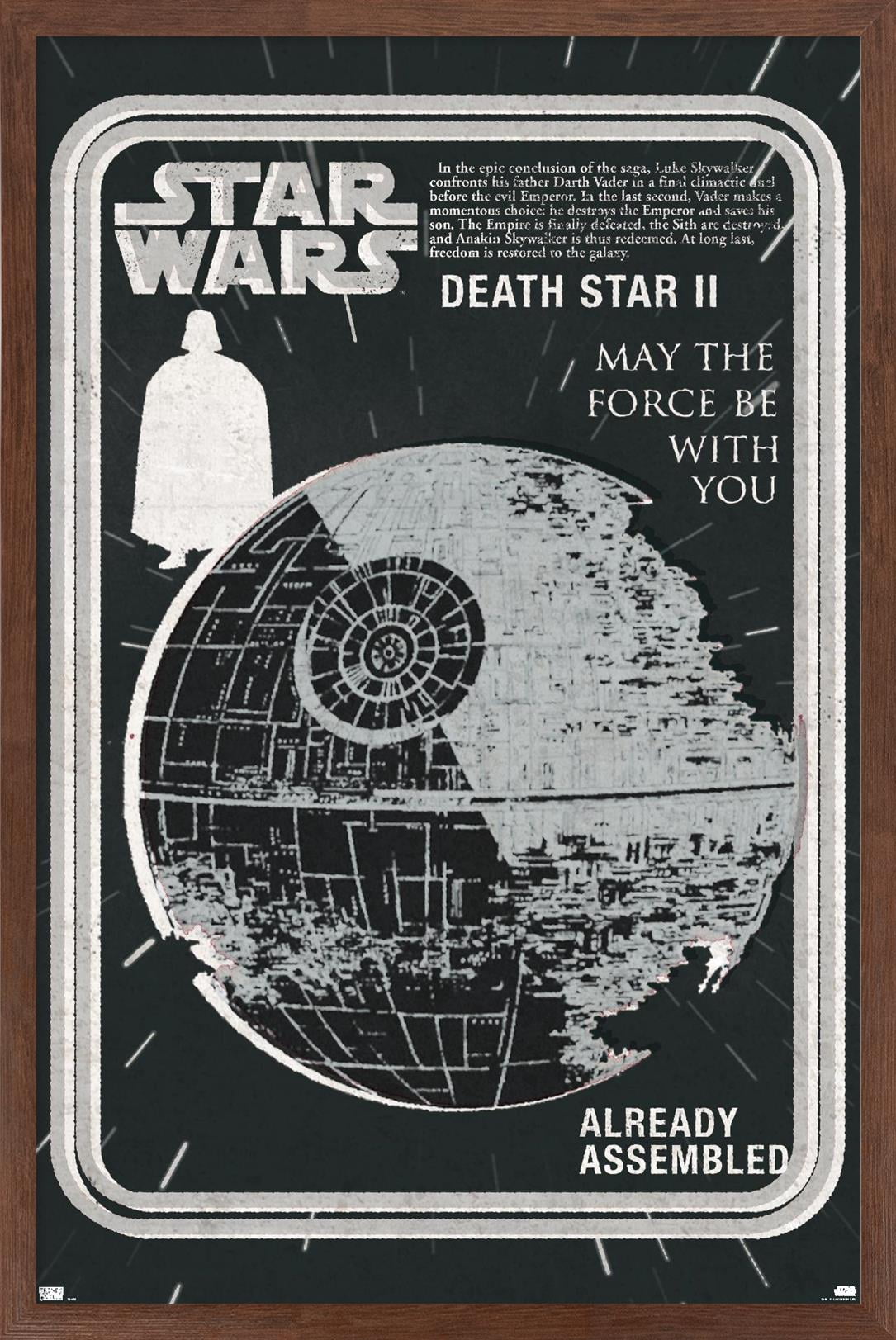 Star Wars: New Vintage - Death Star II Wall Poster, 22.375" x 34 ...