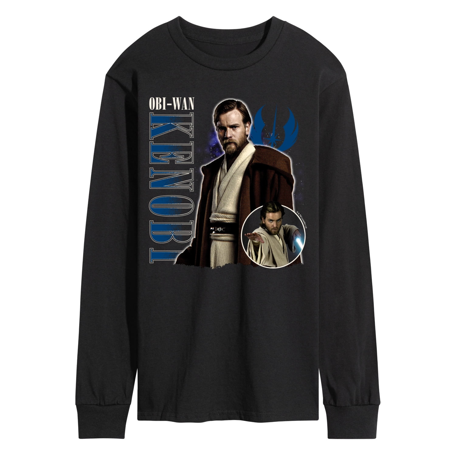 Star Wars - Obi-Wan Kenobi Collage - Men's Long Sleeve Graphic T-Shirt ...