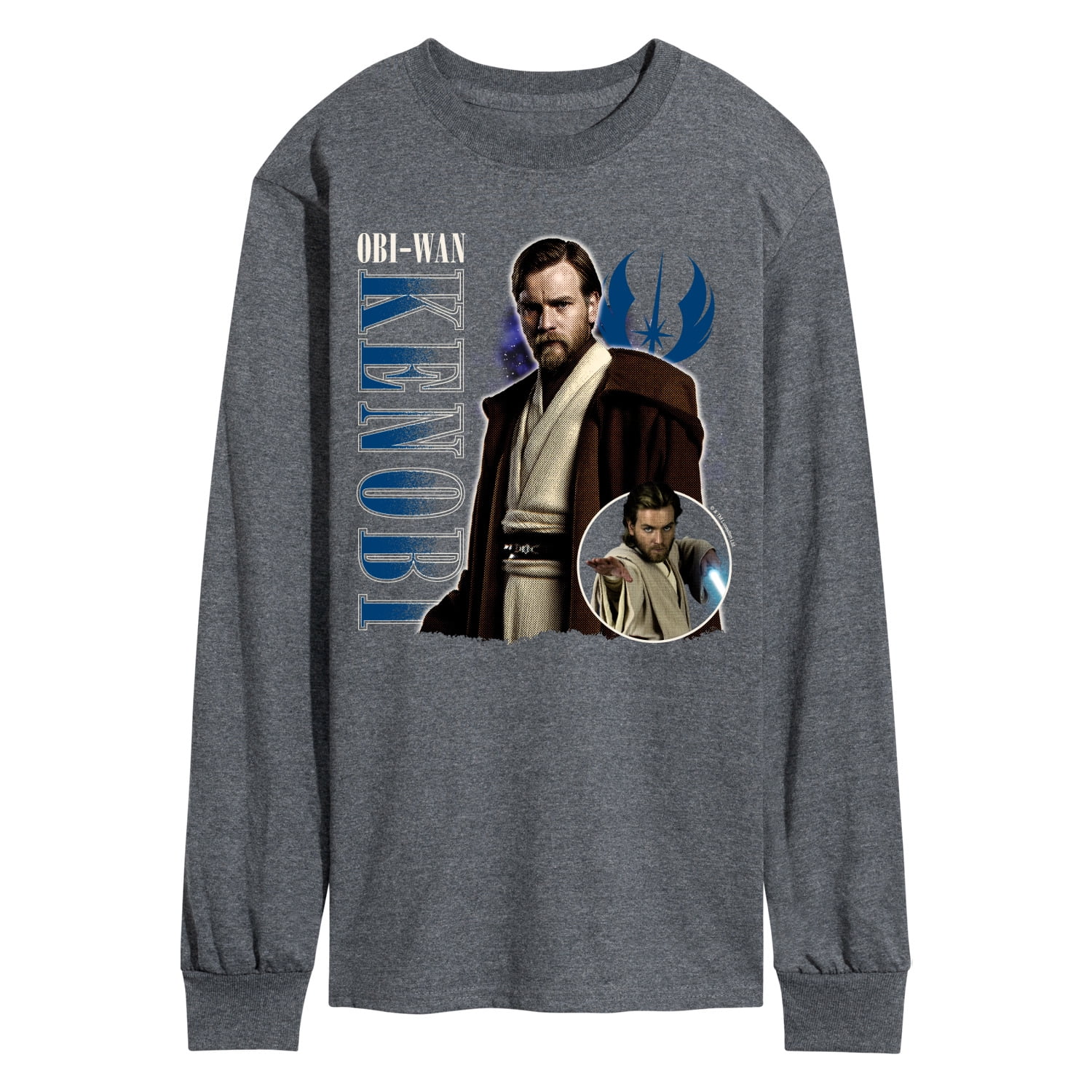 Star Wars - Obi-Wan Kenobi Collage - Men's Long Sleeve Graphic T-Shirt ...