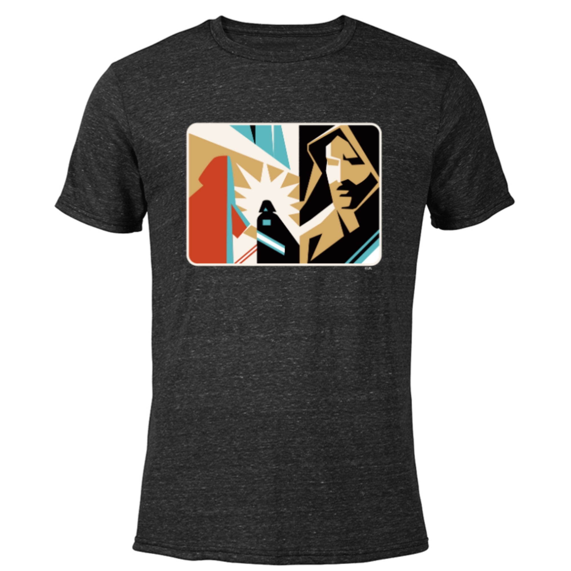 Star Wars Obi-Wan Kenobi Darth Vader Duel Cutout - Short Sleeve Blended ...