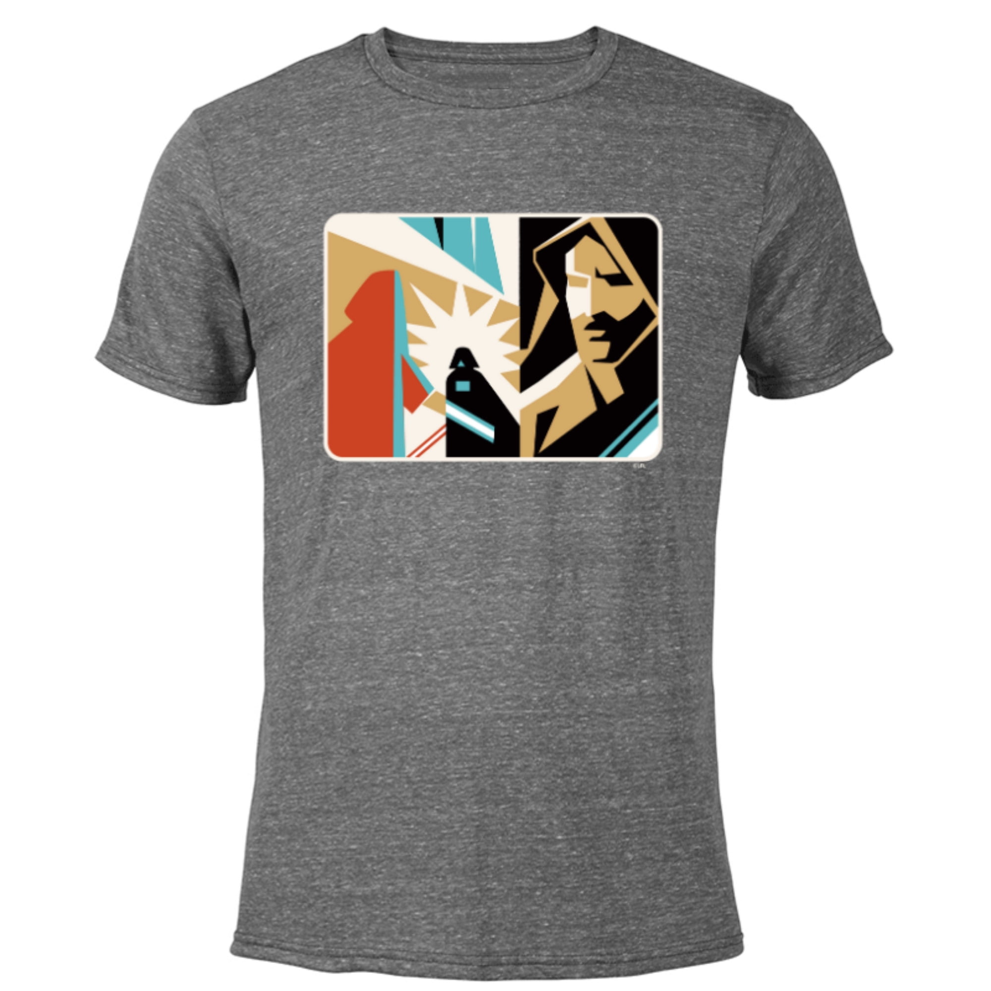 Star Wars Obi-Wan Kenobi Darth Vader Duel Cutout - Short Sleeve Blended ...