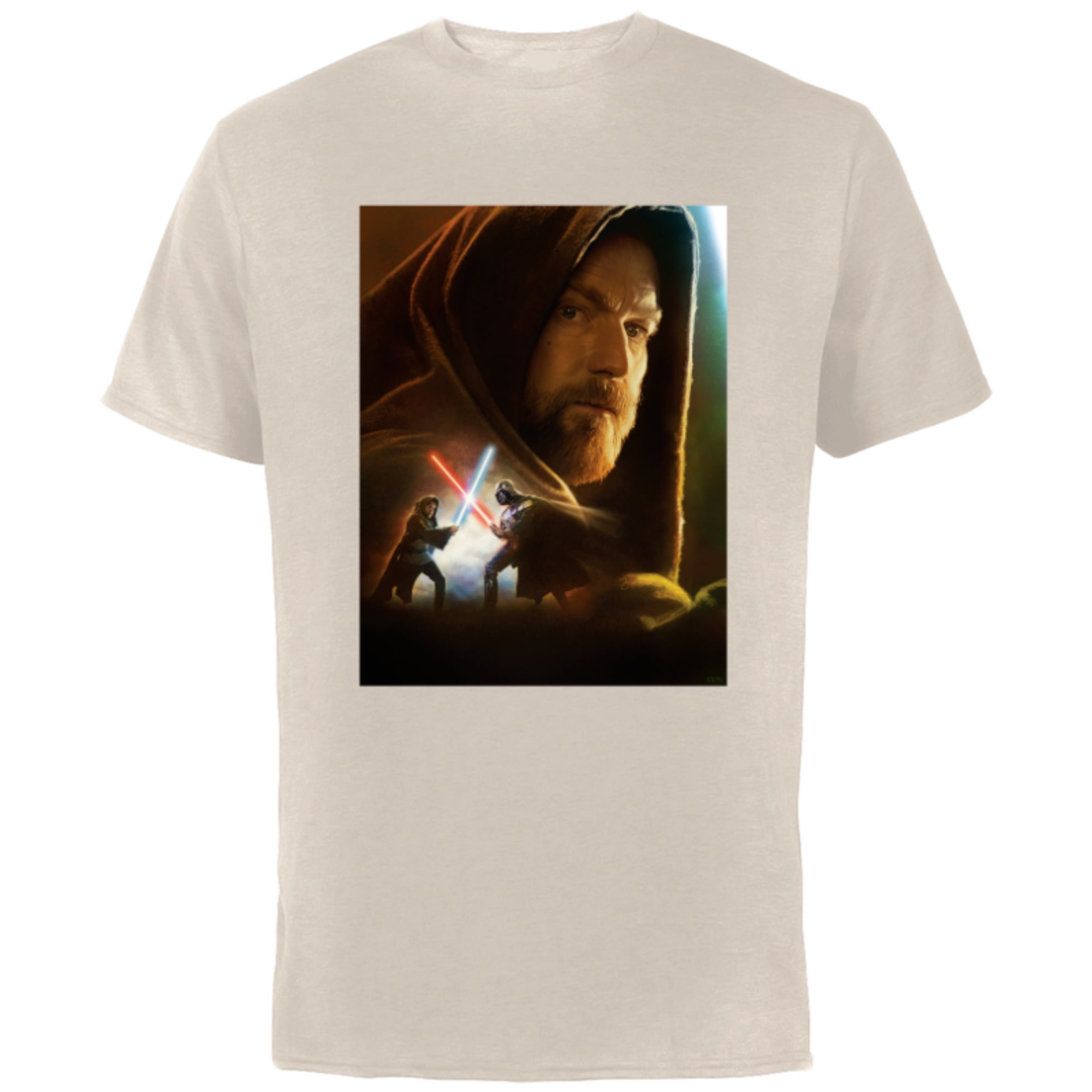 Star Wars Obi-Wan Kenobi Darth Vader Showdown - Short Sleeve Cotton T ...