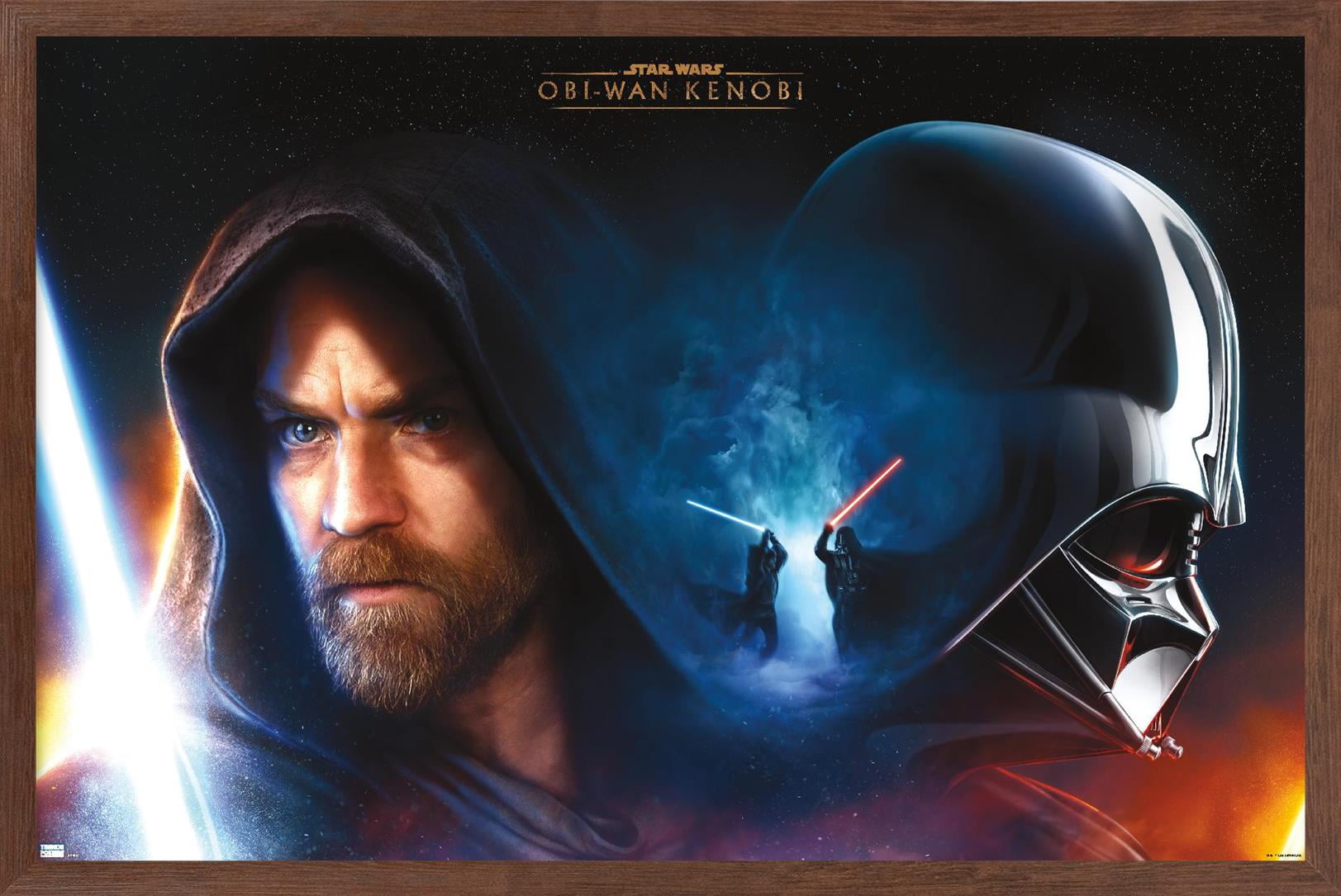Star Wars: Obi-Wan Kenobi - Feature Wall Poster, 22.375" x 34" Framed ...