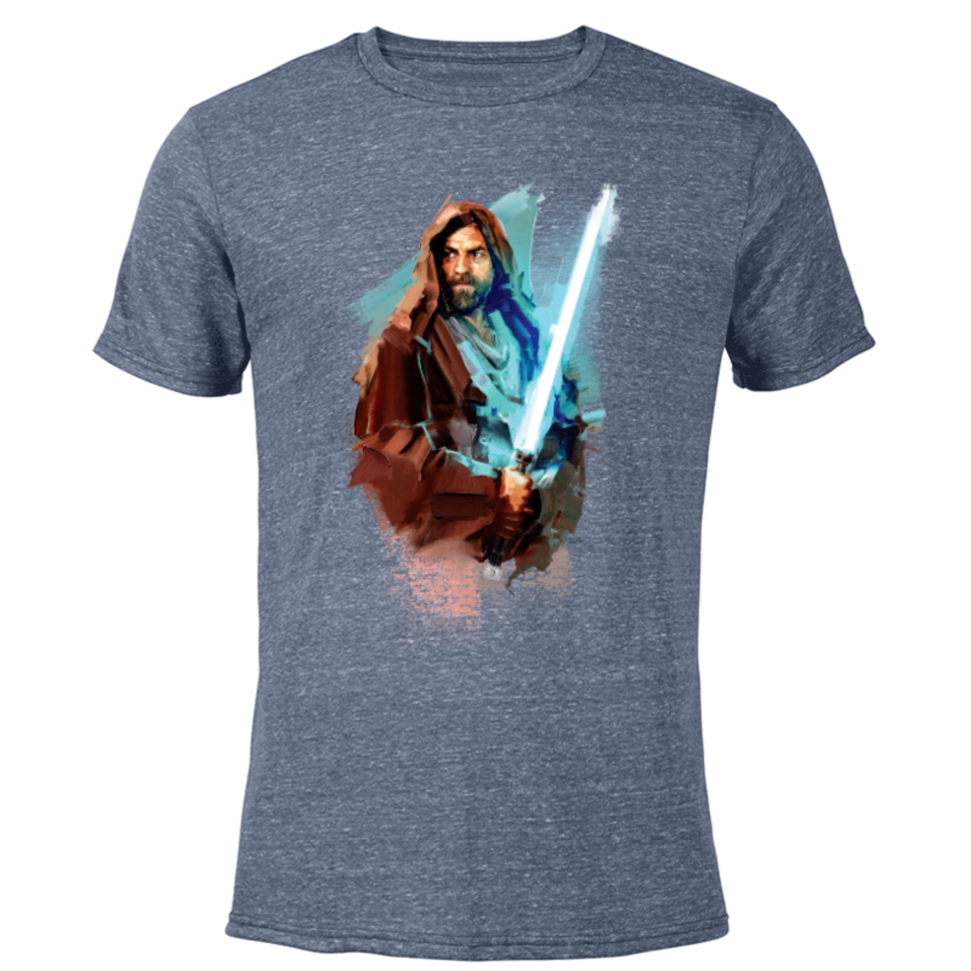 Star Wars Obi-Wan Kenobi Lightsaber - Short Sleeve Blended T-Shirt for ...
