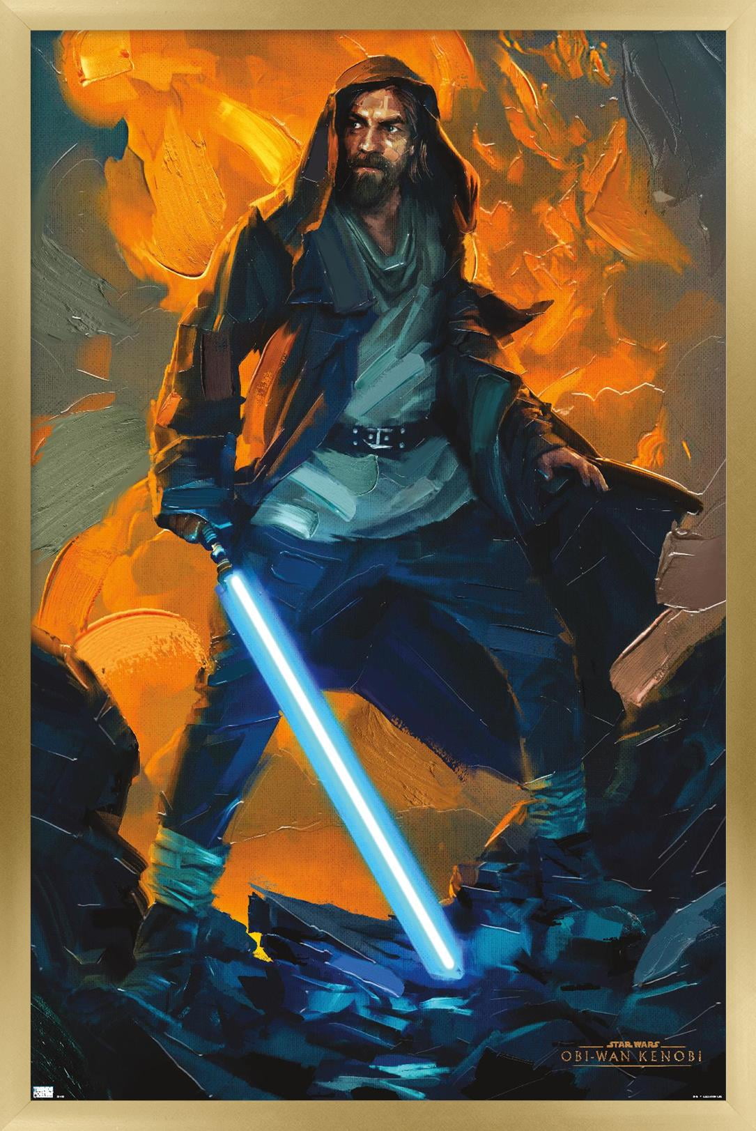 Star Wars: Obi-Wan Kenobi - Obi-Wan Mustafar Wall Poster, 22.375" x 34 ...