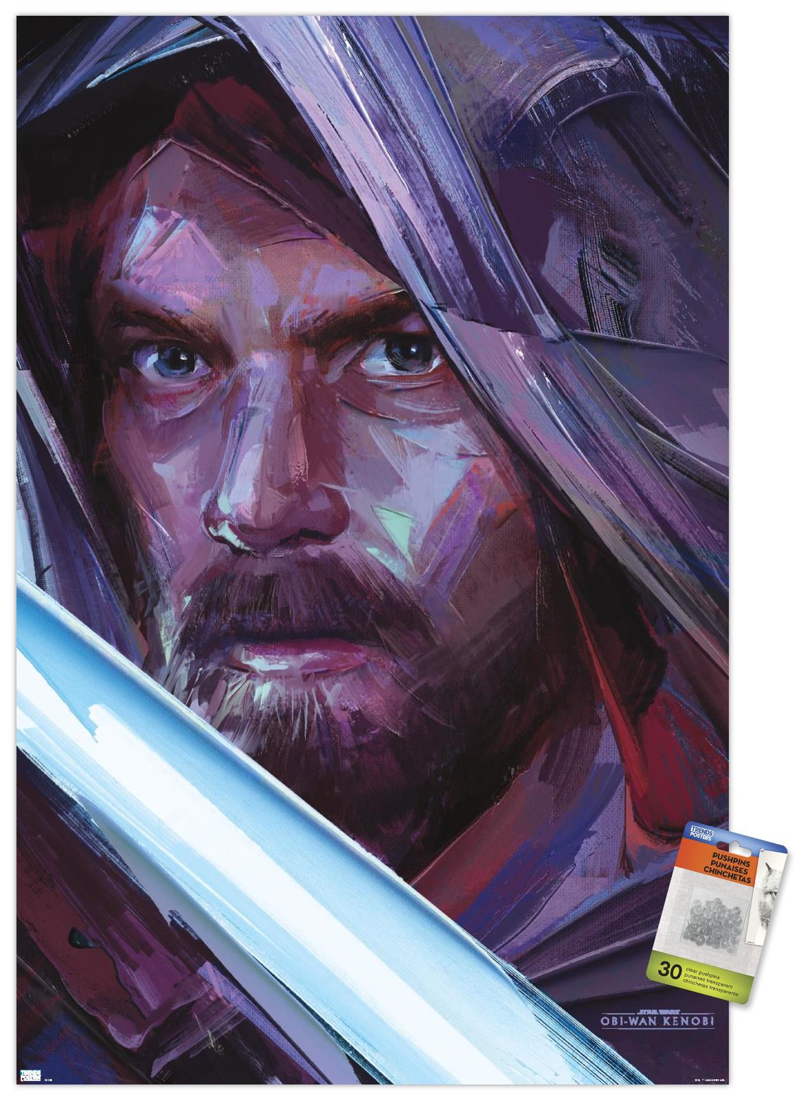 Star Wars: Obi-Wan Kenobi - Obi-Wan Portrait Wall Poster with Pushpins ...