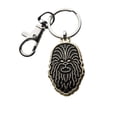 Star Wars Officially Licensed: Chewbacca Keychain - Stainless Steel ...