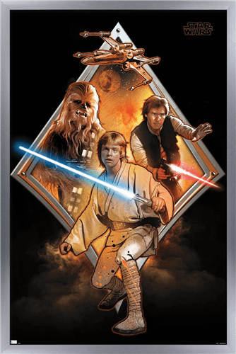 All Star Wars Characters Poster