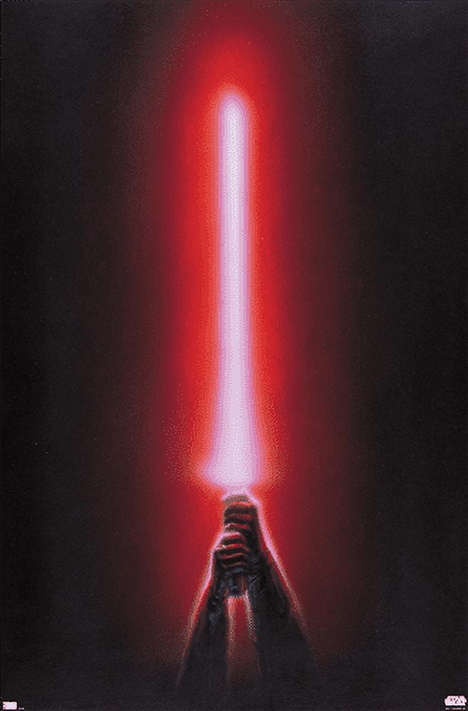 Star Wars: Original Trilogy - Red Lightsaber Wall Poster, 14.725" x 22. ...