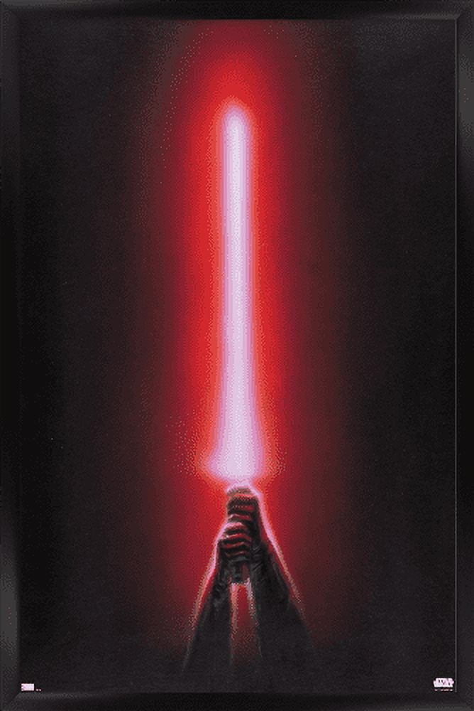 Star Wars: Original Trilogy - Red Lightsaber Wall Poster, 22.375" x 34 ...