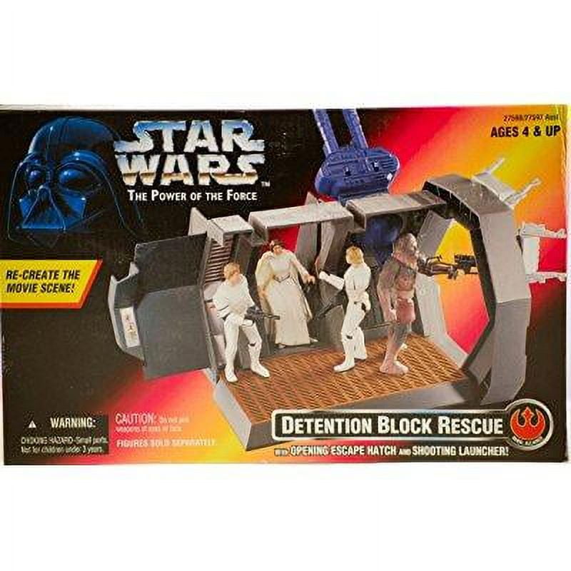 Star Wars POTF Detention Block Rescue Playset Kenner 1996 - Walmart.com