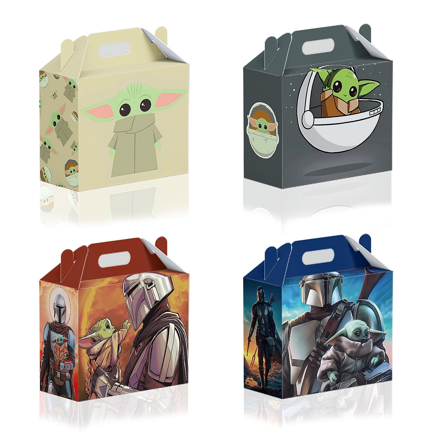 Mandalorians Party Favor Boxes - 12 Pcs Party Favor Candy Boxes for ...