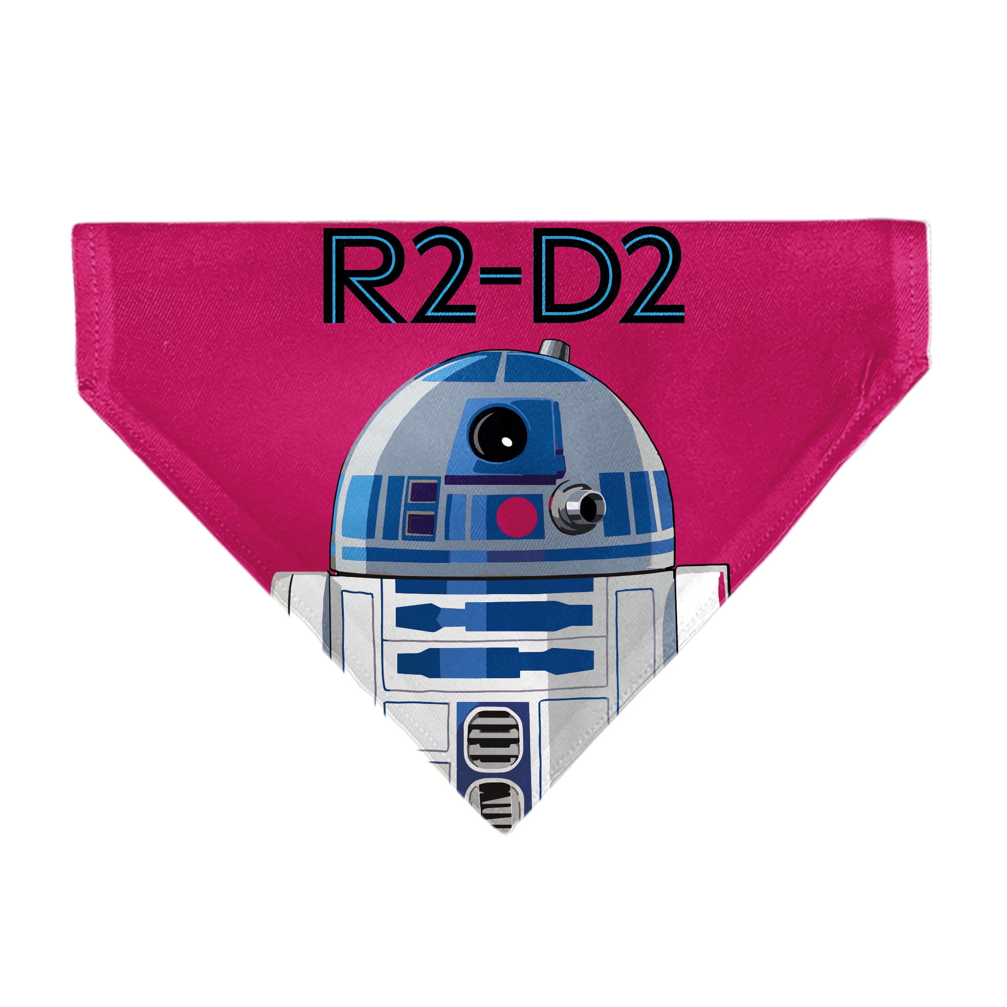 Star Wars Pet Bandana Star Wars R2 D2 Text and Pop Art Pose Red Black ...