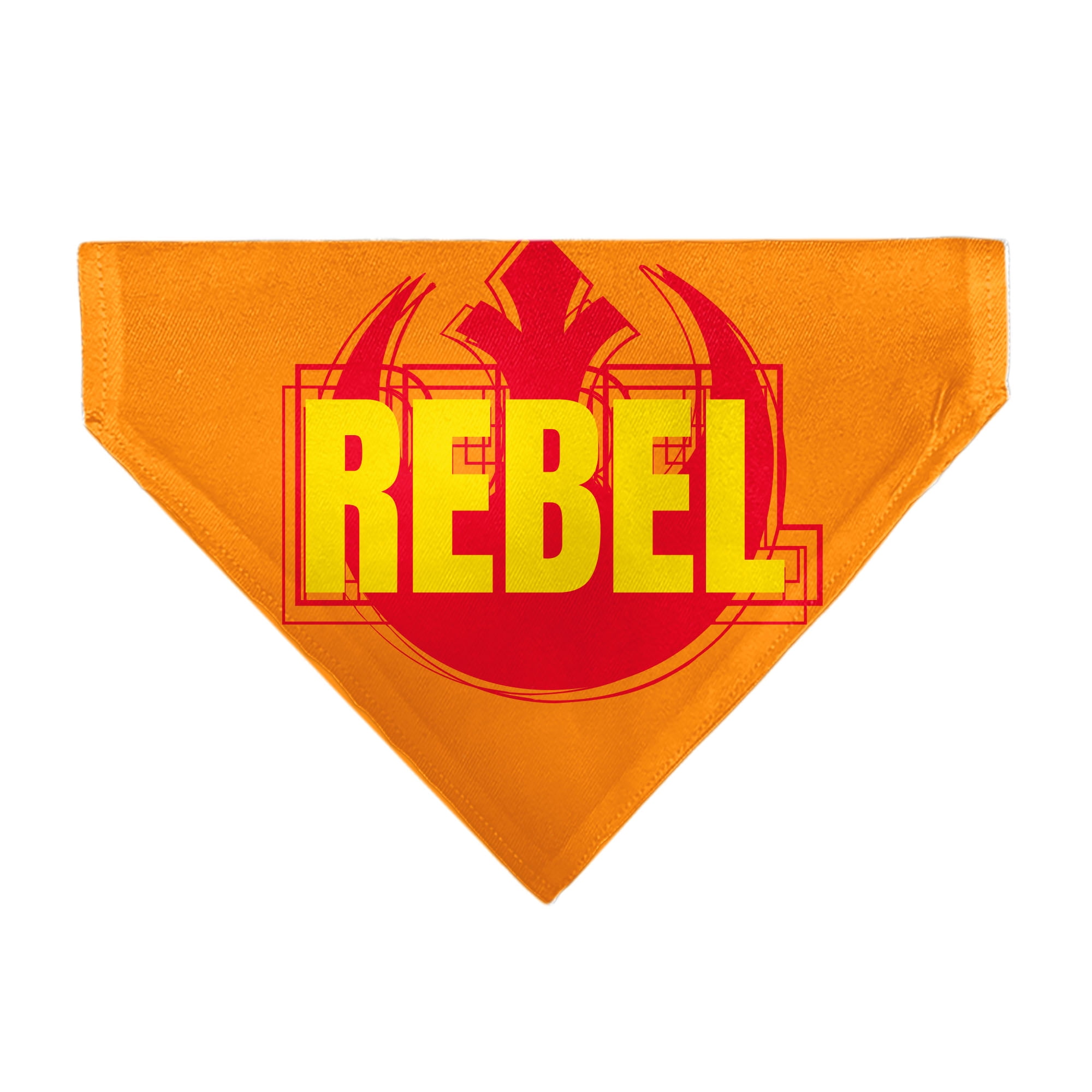 Star Wars Pet Bandana Star Wars Text and Rebel Alliance Insignia Orange ...