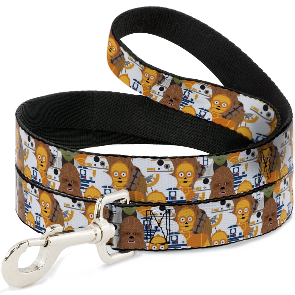 Star Wars Pet Leash, Dog Leash, Star Wars 5 Character Poses Stacked, 4 ...
