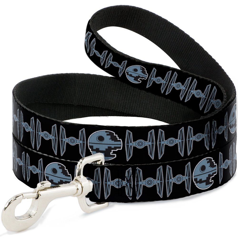 Star Wars Pet Leash, Dog Leash, Star Wars Death Star and TIE Fighters ...