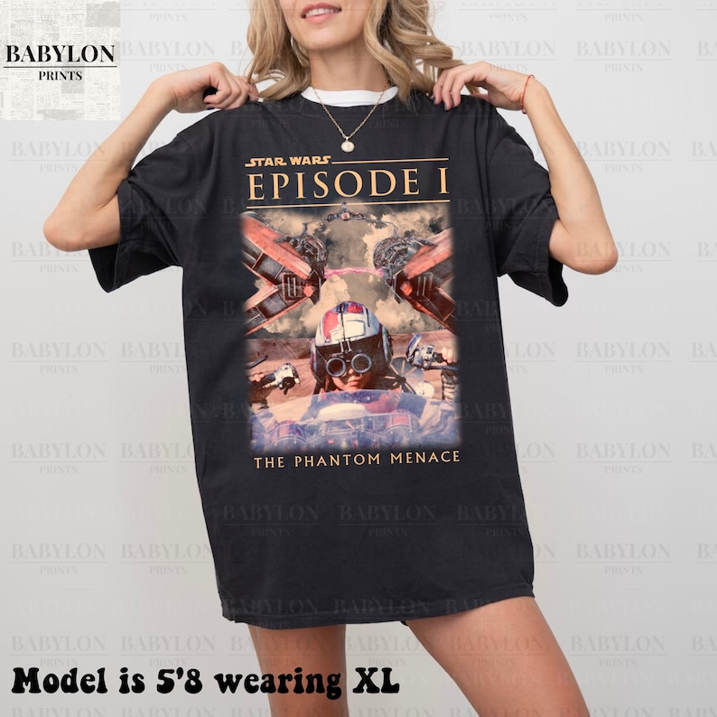 Star Wars Phantom Menace Shirt sweatshirt hoodie Podracing shirt The ...