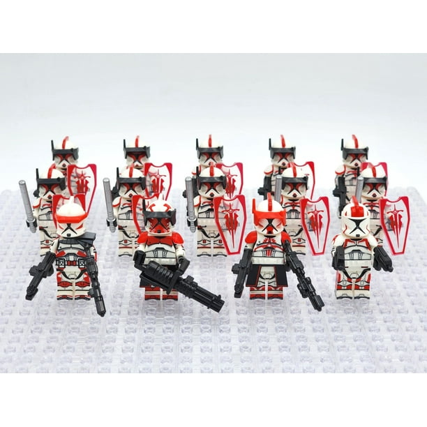 Star Wars Phase 1 Coruscant Guards Clone Trooper Riot Squad Set 14pcs ...