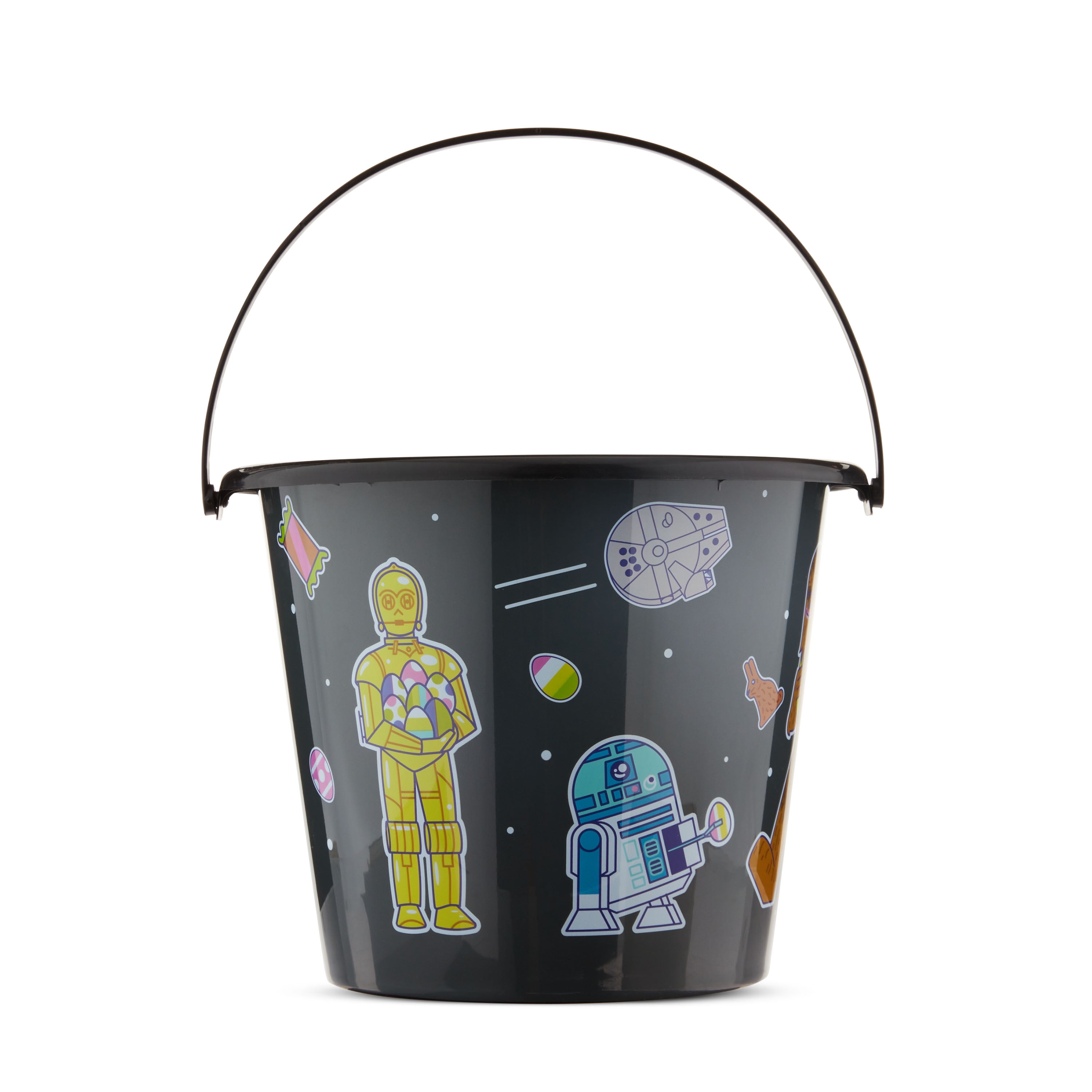 Star Wars Plastic Jumbo Easter Pail, Basket, by Ruz, Black, Made with ...