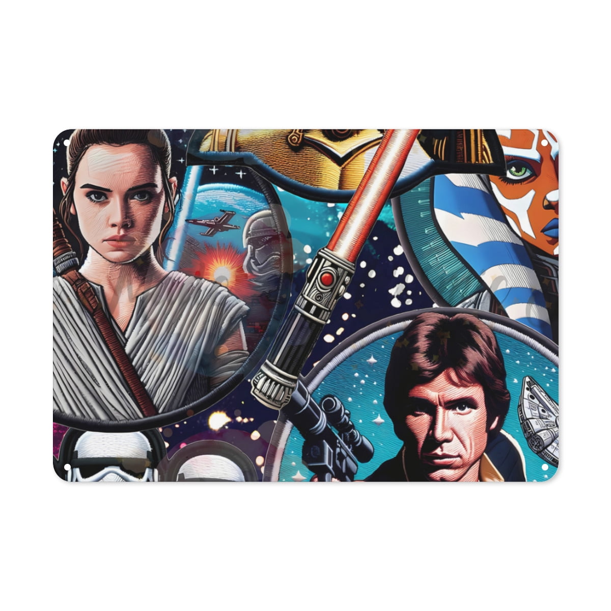 Star Wars Poster Tin Painting Halloween Retro Tin Sign Retro Plaque ...
