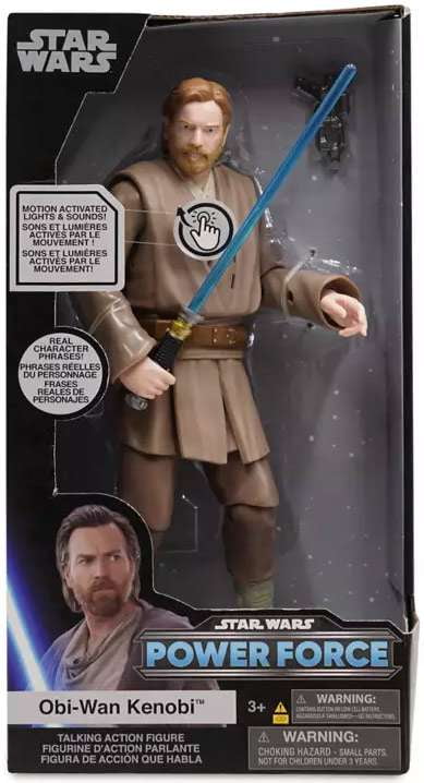 Star Wars Power Force Obi-Wan Kenobi Talking Action Figure - Walmart.com