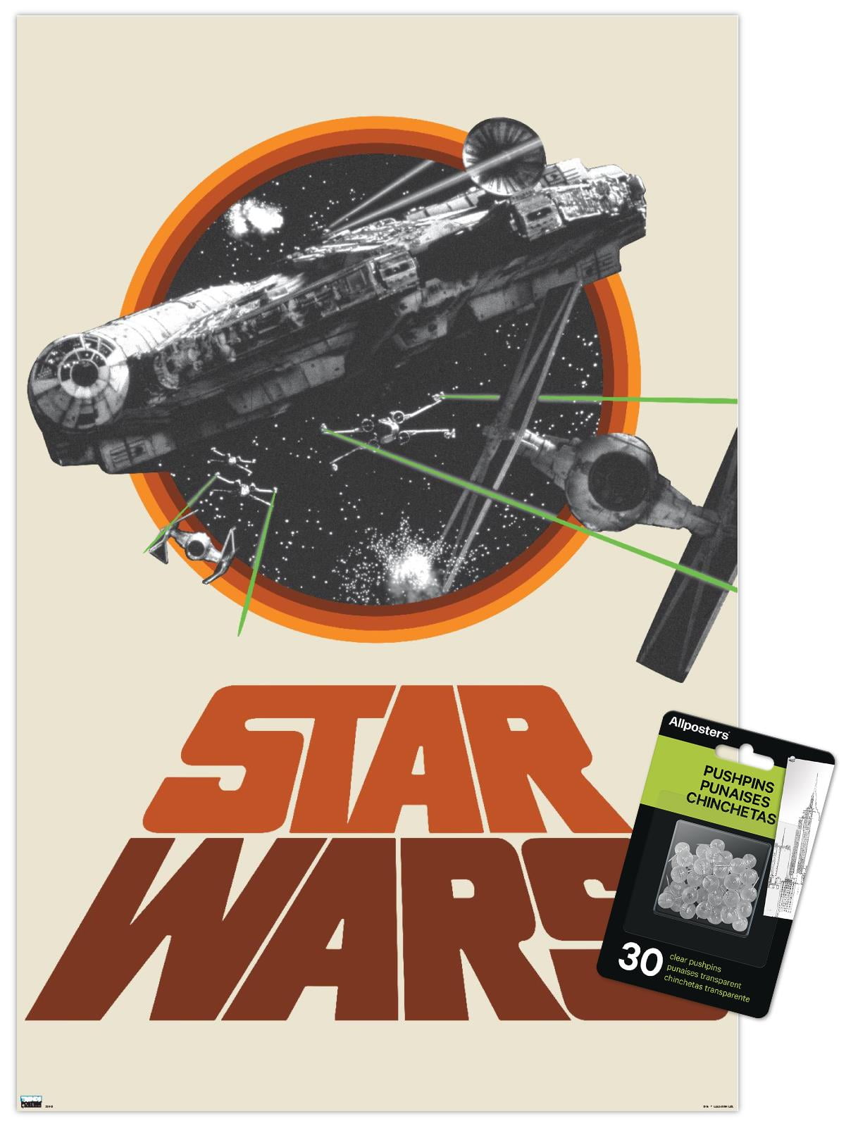 Star Wars: Power Of The Force - Battle Wall Poster with Push Pins, 14. ...