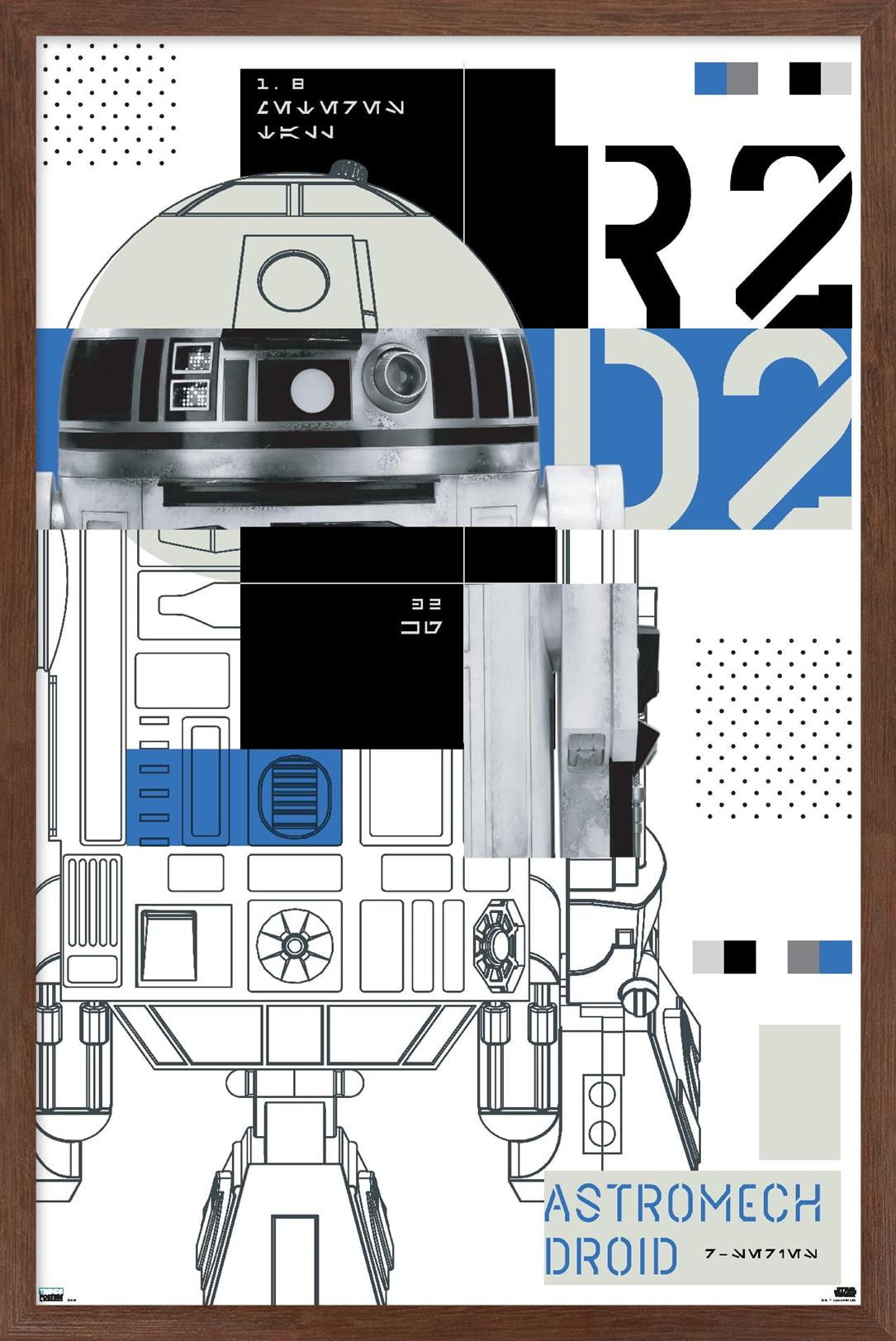 Star Wars: Power Of The Force - R2-D2 Wall Poster, 14.725" x 22.375 ...