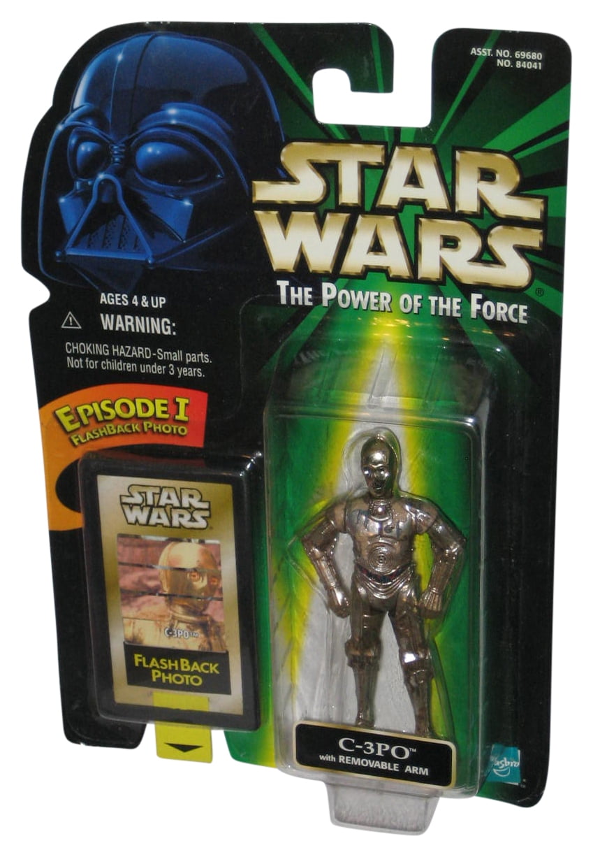Star Wars Power of The Force (1998) Green Card Flashback C-3PO Action ...