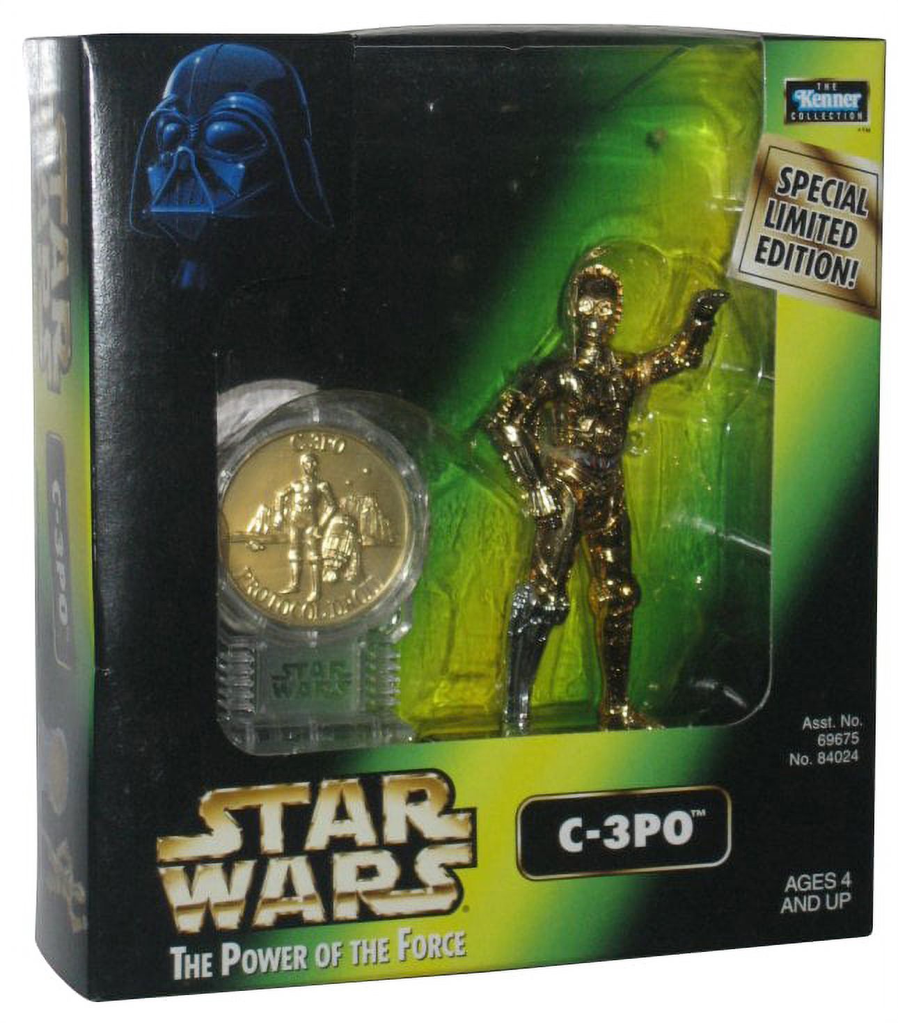 Star Wars Power of The Force Millennium Coin Series C-3PO Figure ...