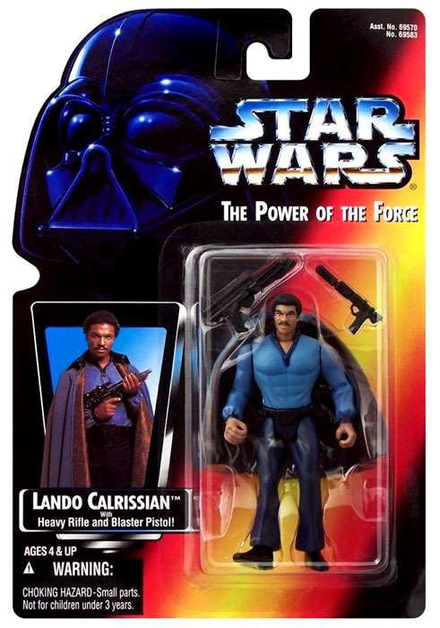 Star Wars Power of The Force Red Card Lando Calrissian Kenner Figure Walmart