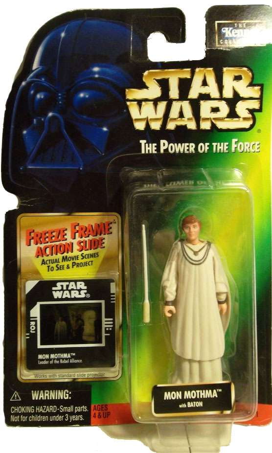 Star Wars: Power of Force Kenner Mon Mothma, 4-Inch Posable Action ...