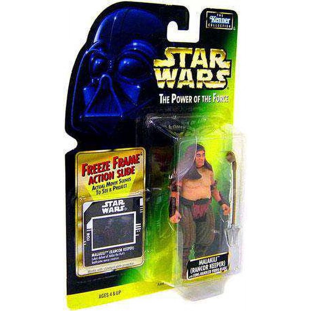 Star Wars Power of the Force POTF2 Kenner Collection Malakili (Rancor Keeper) Action Figure ...