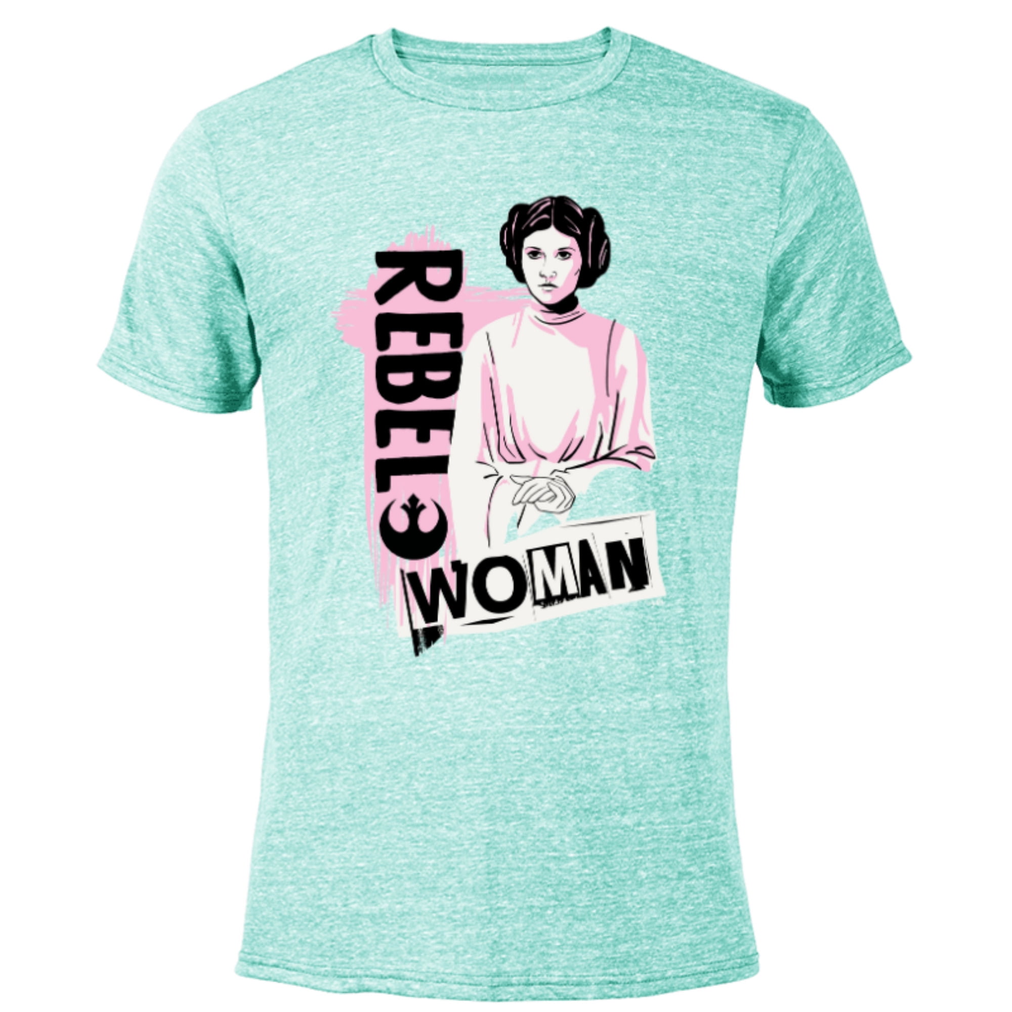 Star Wars Princess Leia Rebel Woman - Short Sleeve Blended T-Shirt for ...